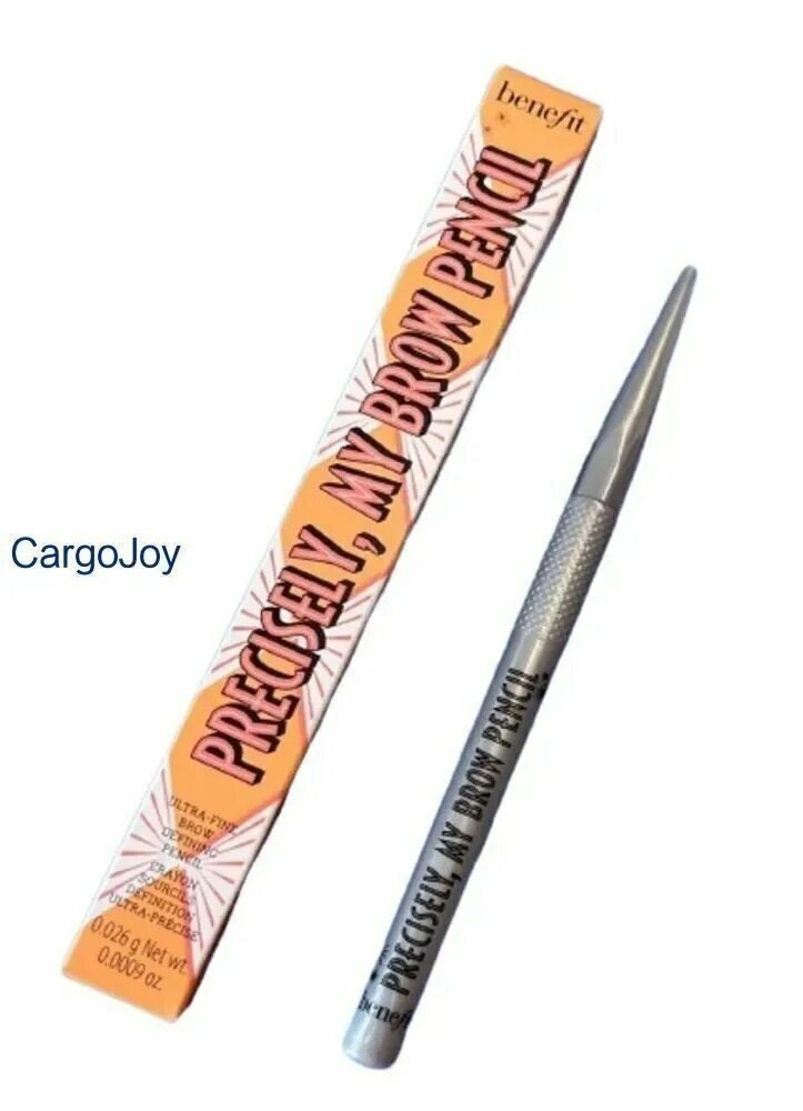 Карандаш для бровей BENEFIT PRECISELY MY BROW в бестселлерном оттенке 4, теплый глубокий коричневый, обеспечивает идеальное премиум оформление