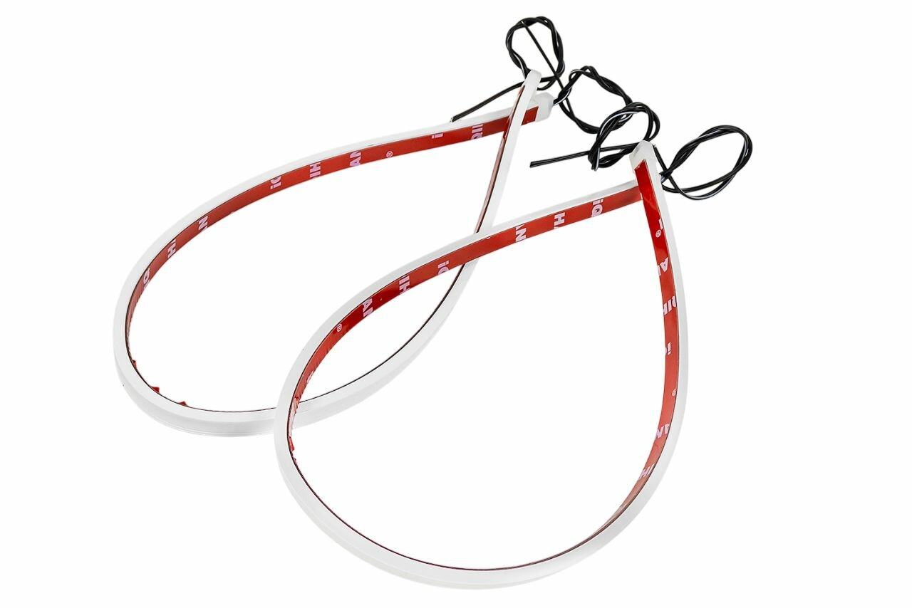 Гибкие светодиодные ленты ДХО Sal-Man 2шт белые 60см универсальные