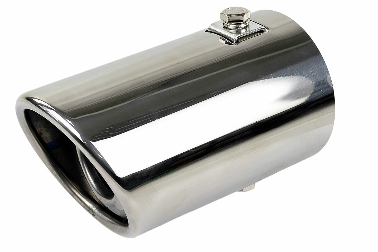 Круглая насадка глушителя Sal-Man HJ-613 d63мм из нержавеющей стали