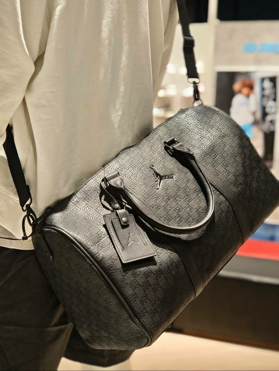 Сумка-рюкзак Air Jordan Monogram Duffle “Black”