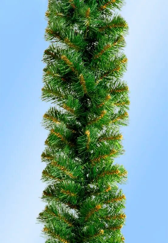 Гирлянда хвойная сосновая, хвоя - PVC, 270х18 см, царь елка