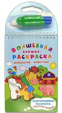 Волшебная книжка-раскраска. Домашние животные