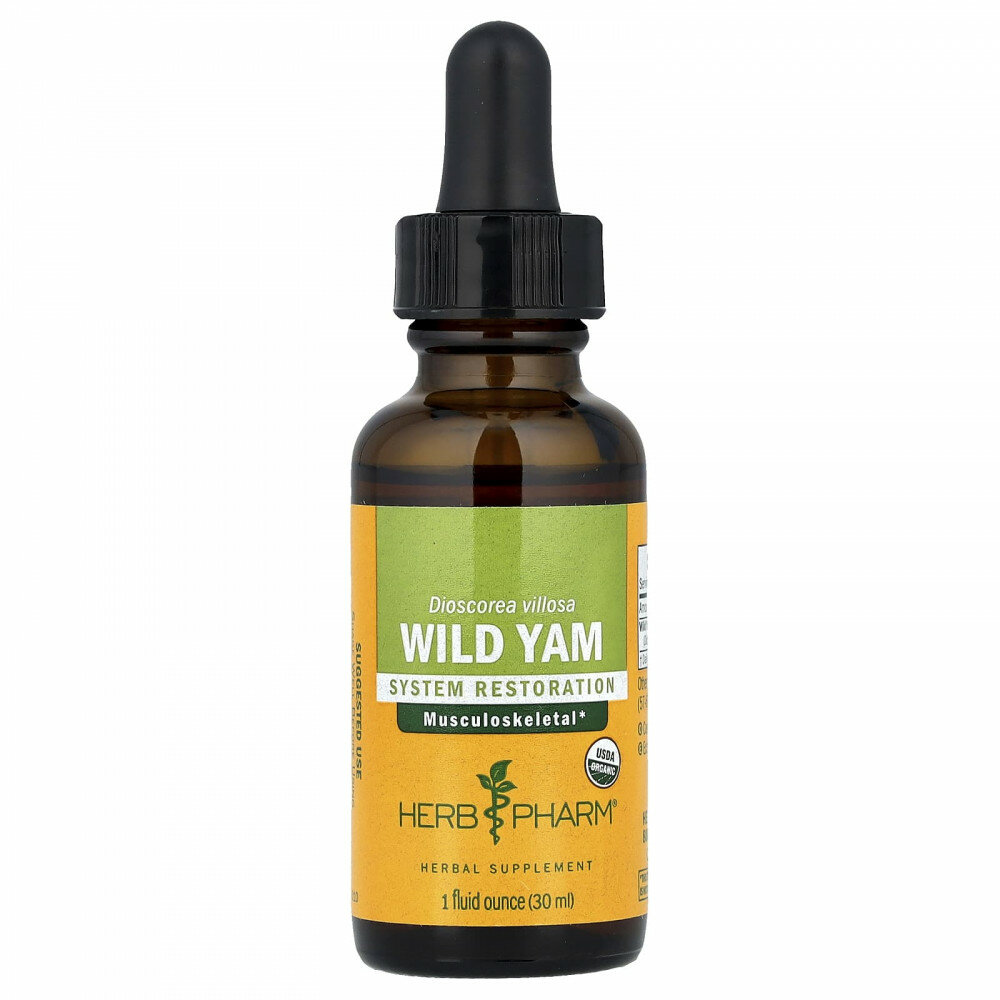 Herb Pharm, дикий ямс, 30 мл