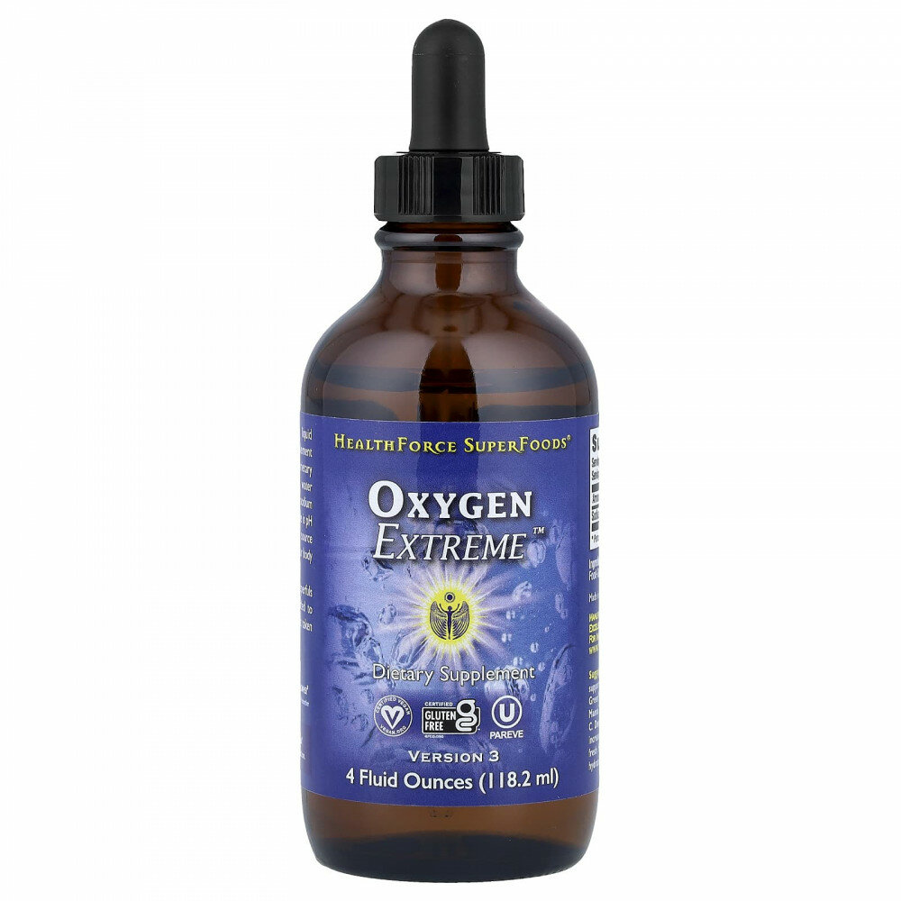 HealthForce Superfoods, Oxygen Extreme™, 118,2 мл (4 жидк. унции)