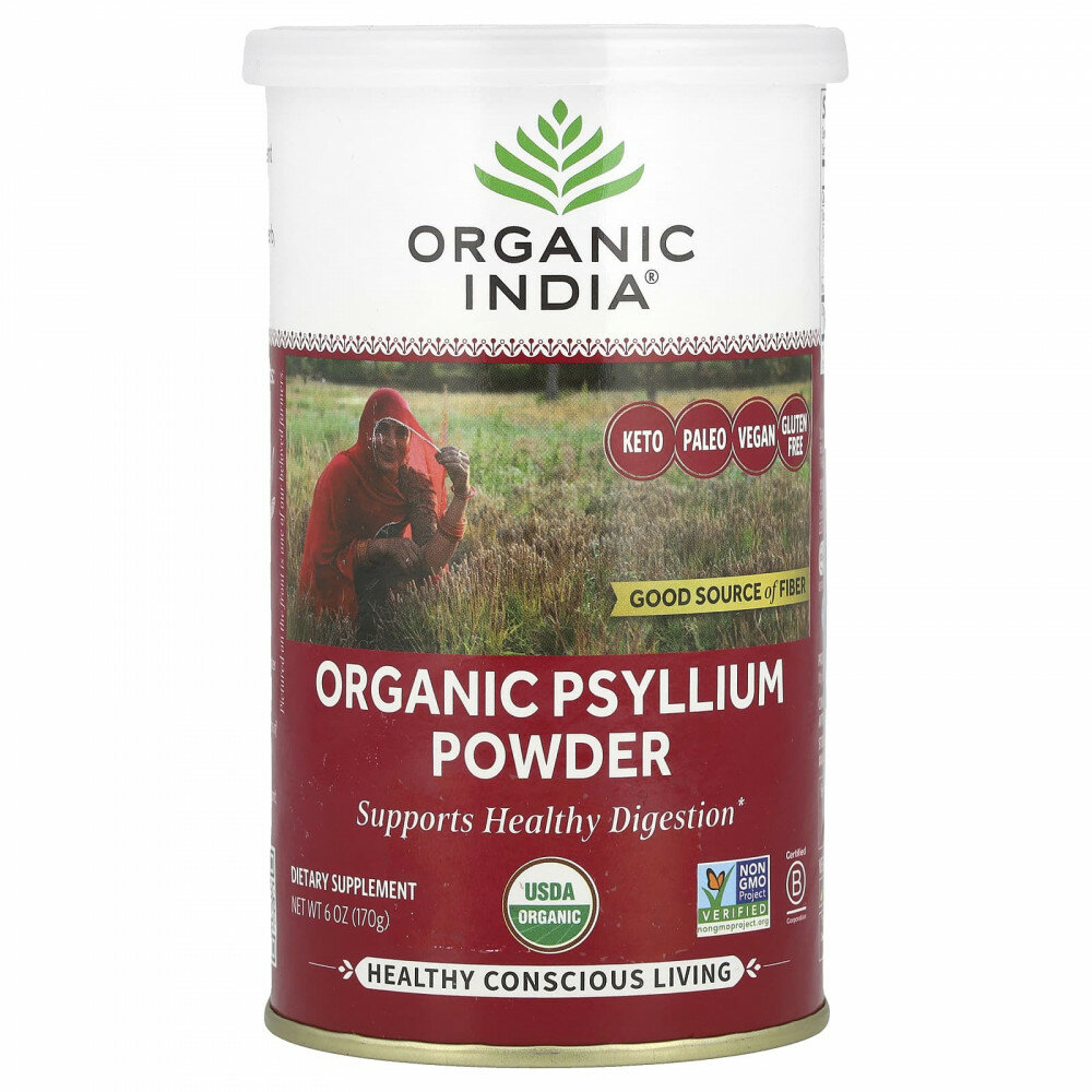 Organic India, Органический порошок подорожника, 170 г (6 унций)