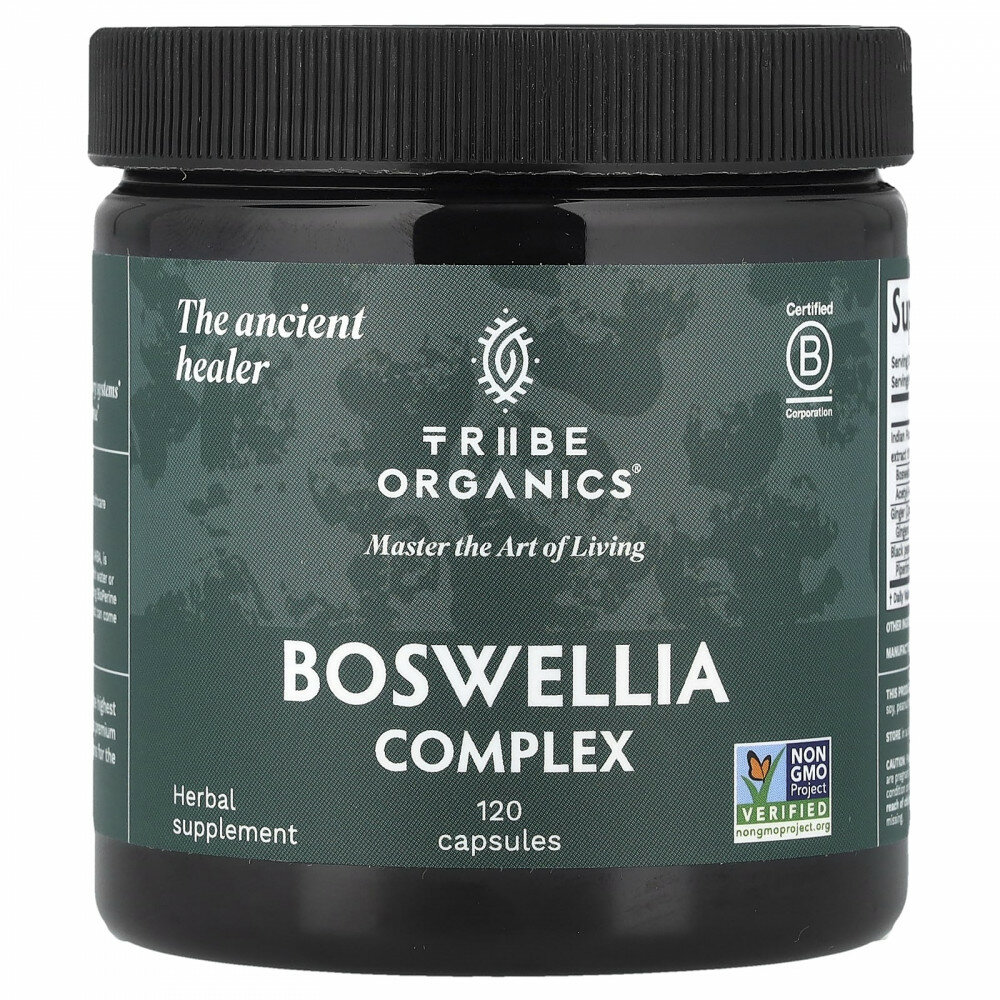 Tribe Organics, Boswellia Complex, 120 капсул