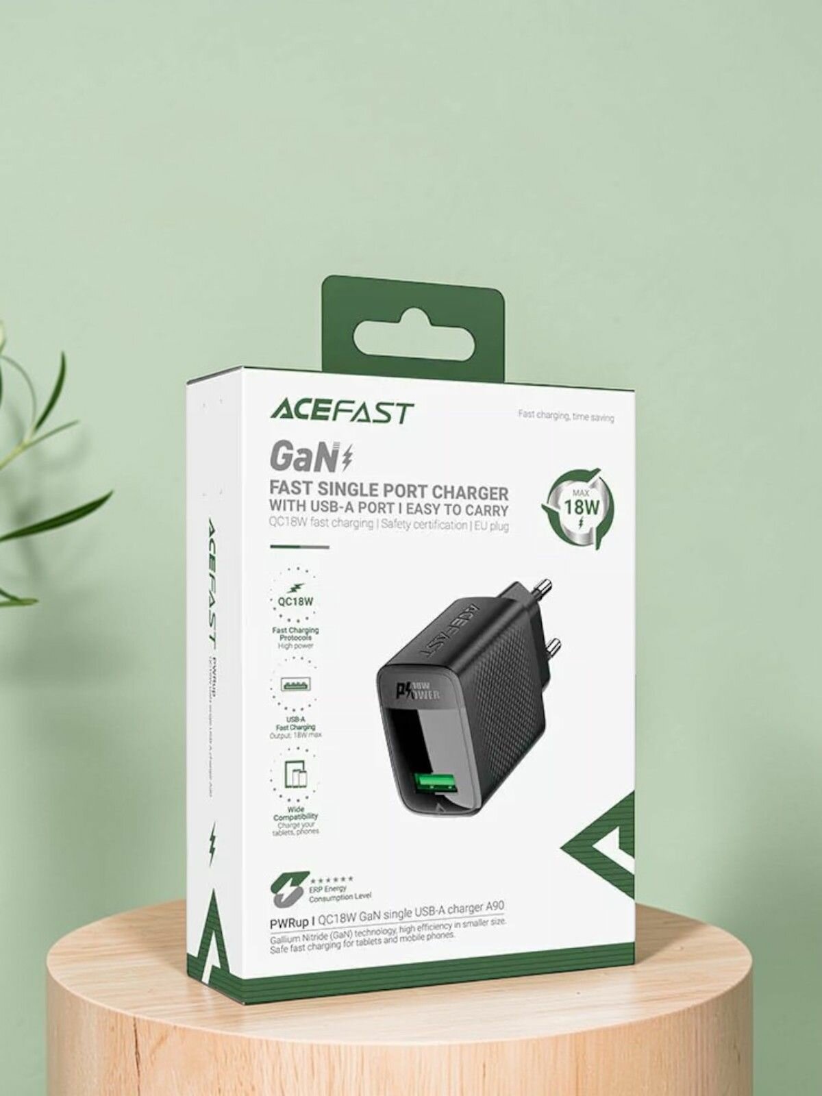 Блок питания сетевой ACEFAST A90 USB 18W