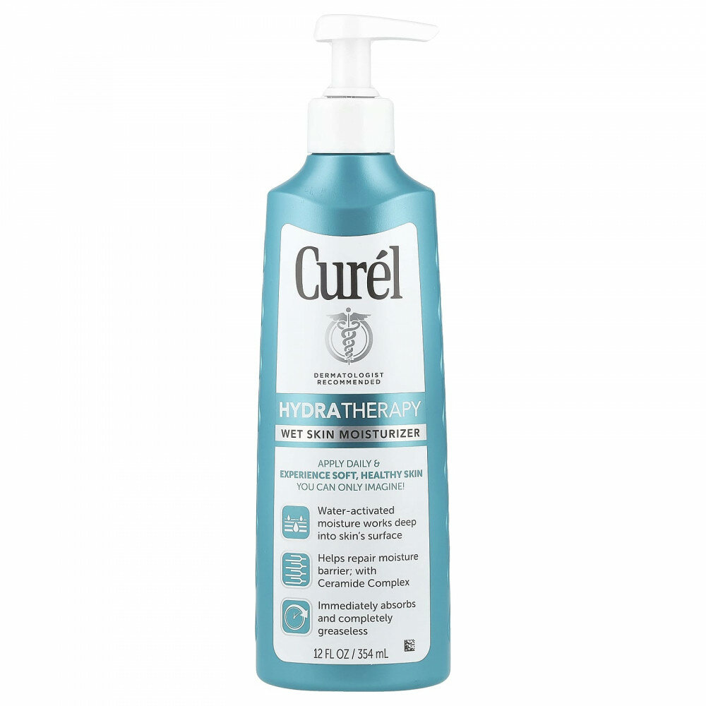 Curel, HydraTherapy, увлажняющий крем для влажной кожи, 354 мл (12 жидк. унций)