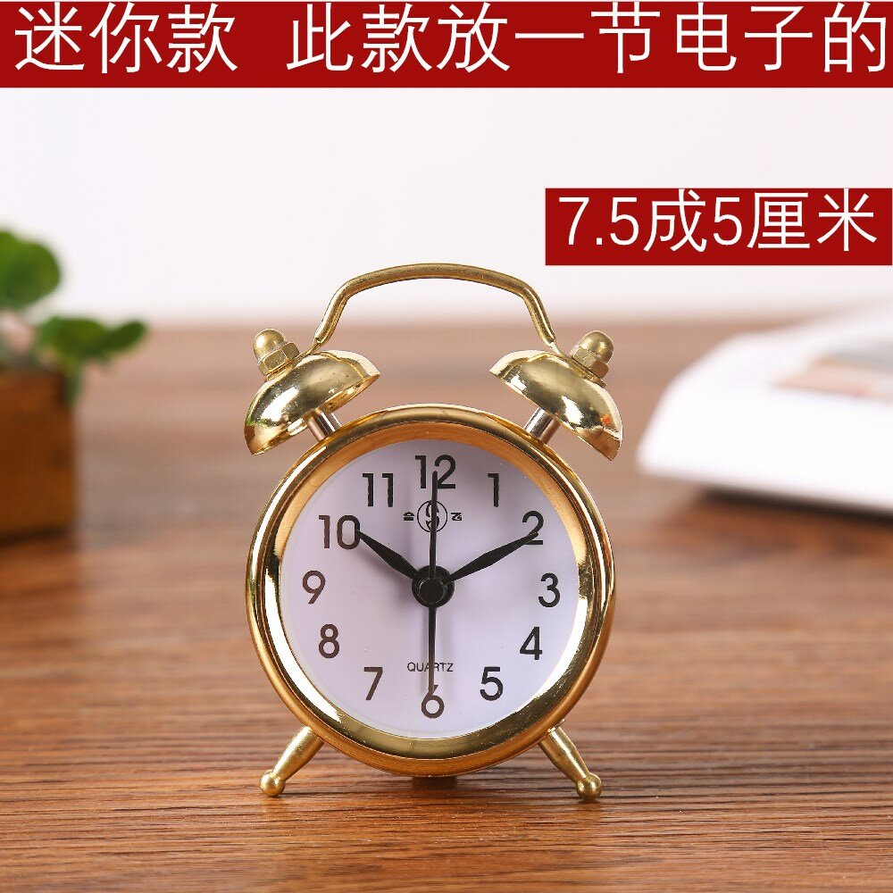 Светящийся механический заводной будильник из Хэфэя, электронный громкий будильник с курочкой, поедающей рис, ретро-ностальгический старинный будильник.