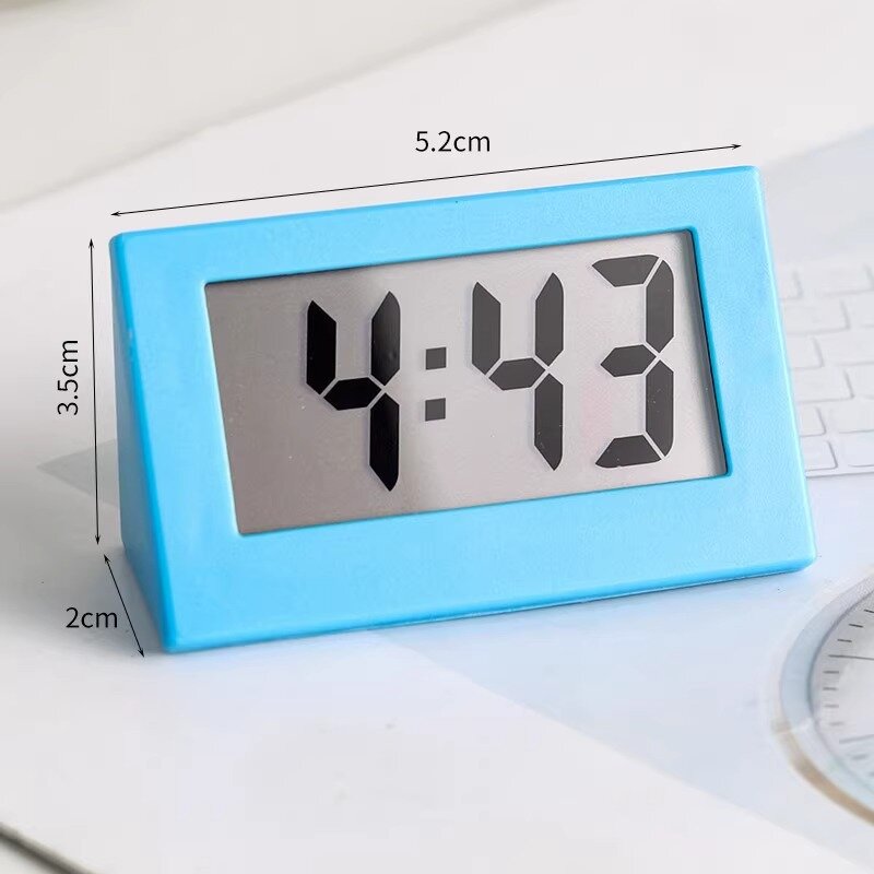 Светящийся настольный будильник, бесшумный, простой, с высокой эстетической ценностью, цифровые электронные часы для использования на студенческом столе.
