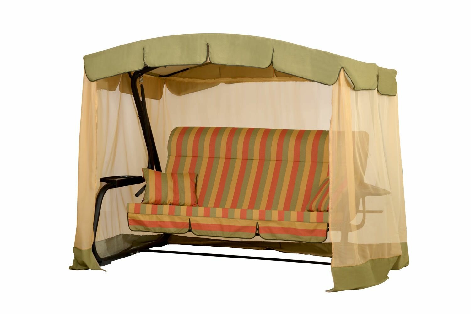 Садовые качели 244х144х181 см, OLSA Турин Премиум c1494 / нагрузка до 280 кг.