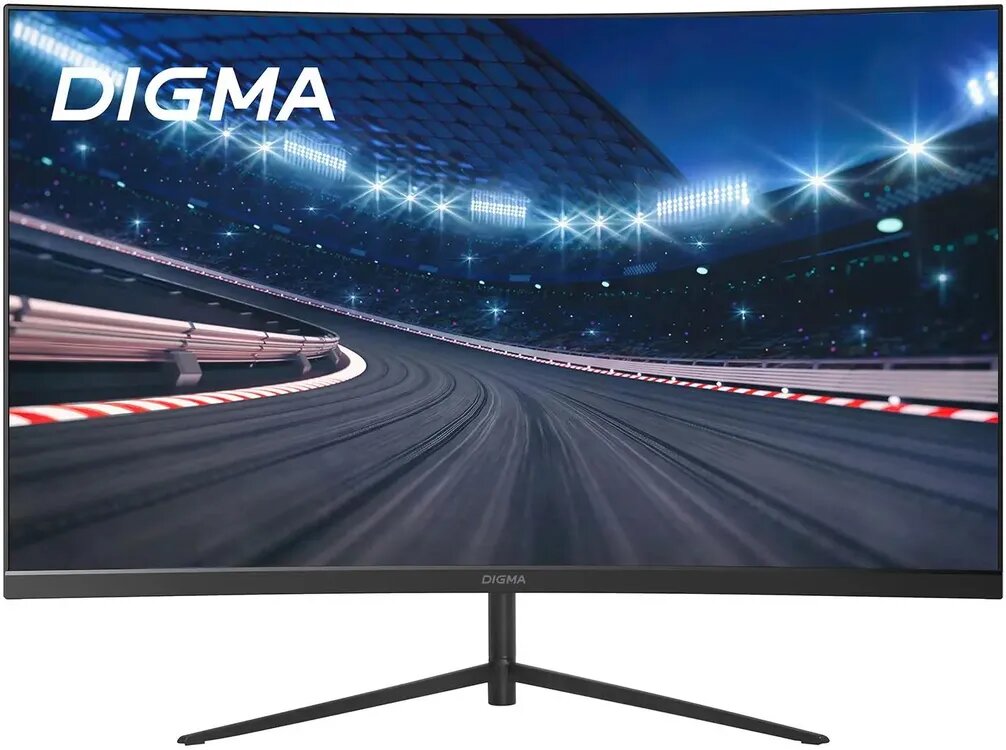 27A511Q / 27" Монитор Digma Overdrive 27A511Q, 2560x1440, VA, 180Гц, 2хHDMI, 2хDP, изогнутый,