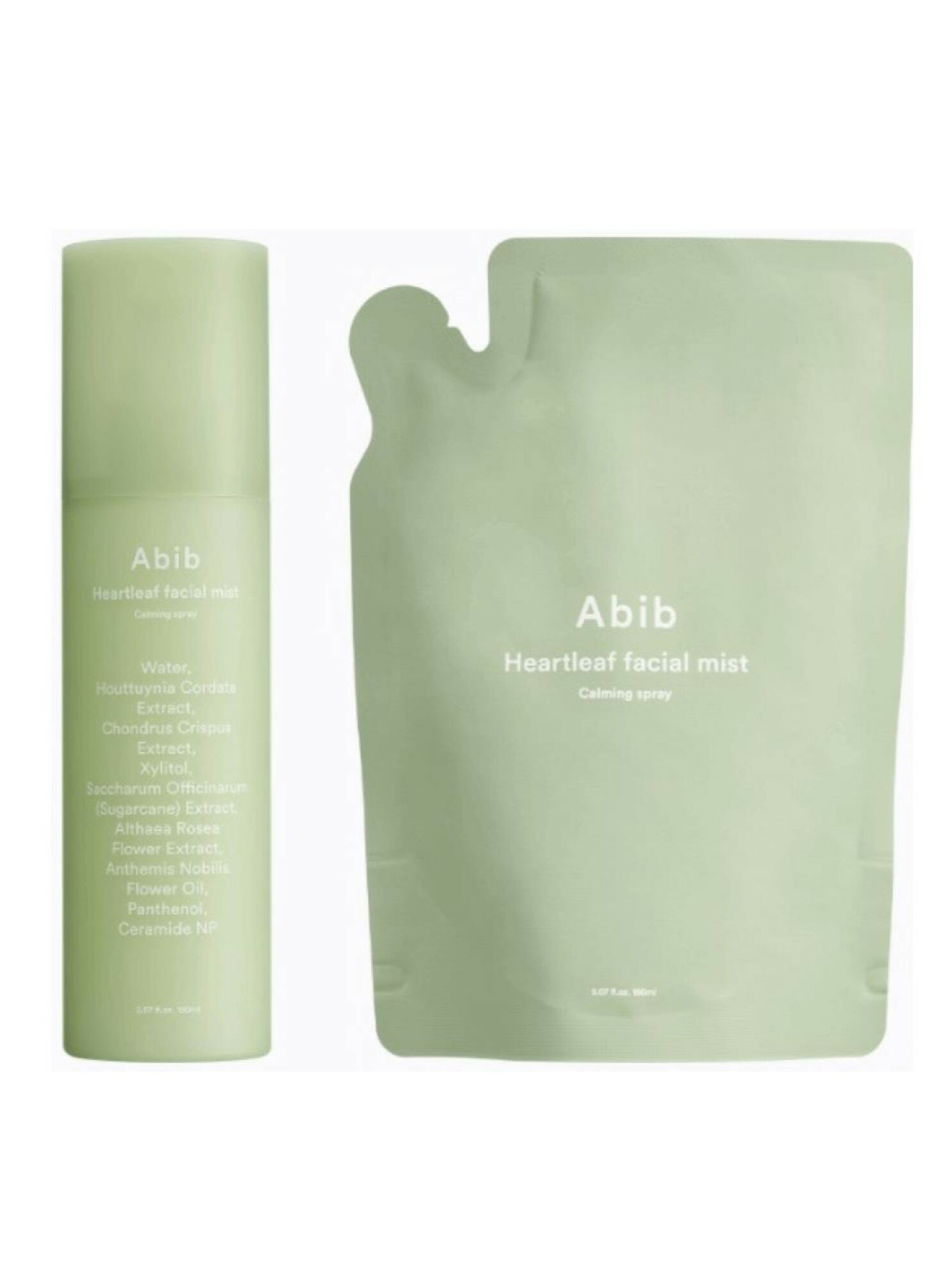 Успокаивающий тонер-мист Abib Heartleaf Facial Mist Calming Spray, 150 мл+150 мл