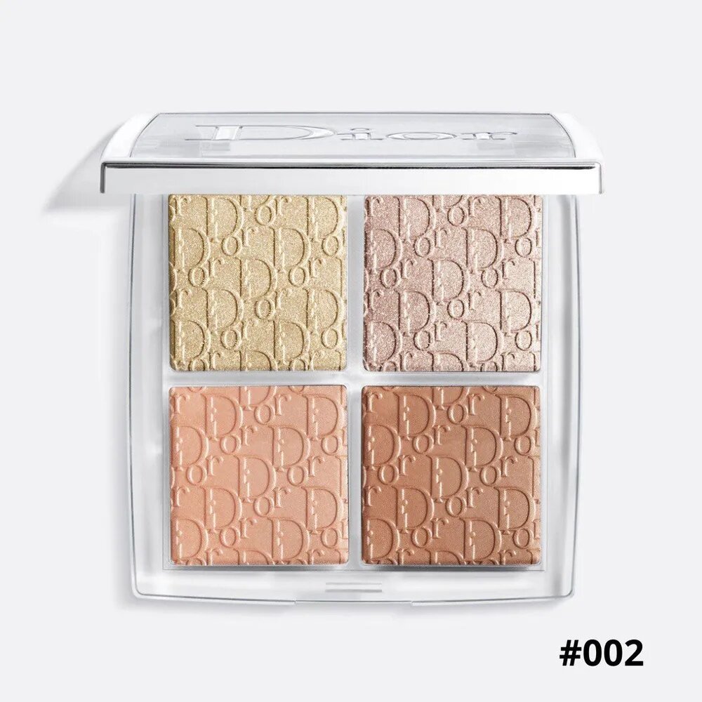 Хайлайтер Dior backstage Glow Face & Body Powder-Highlight 002 Glitz SPF 5+ для лица и тела, перламутровый, 10 г — фото 1