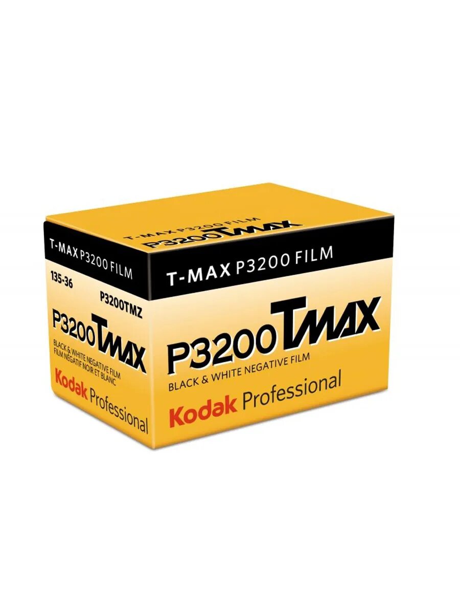 Фотоплёнка черно-белая Kodak Tmax P3200/36 35mm Срок 11-2024