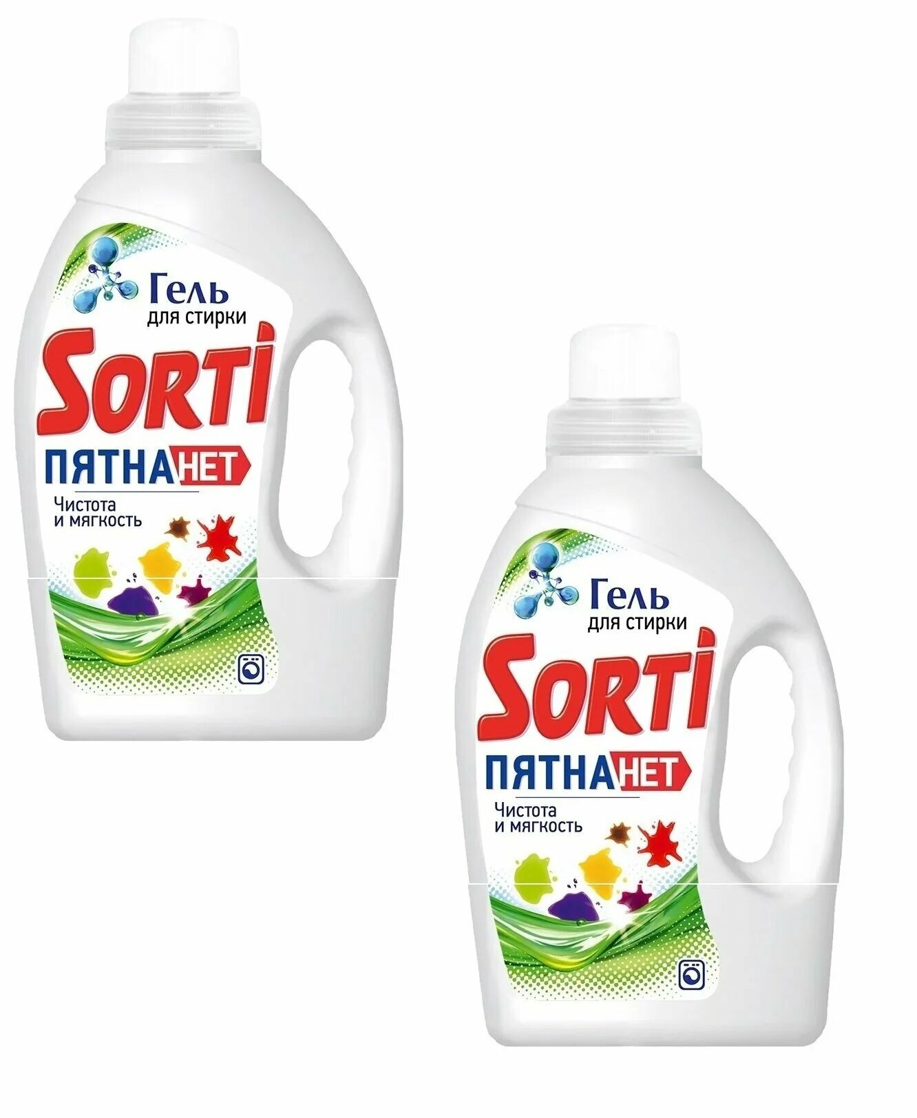 Гель Sorti для стирки Пятна нет, 1200мл 2шт