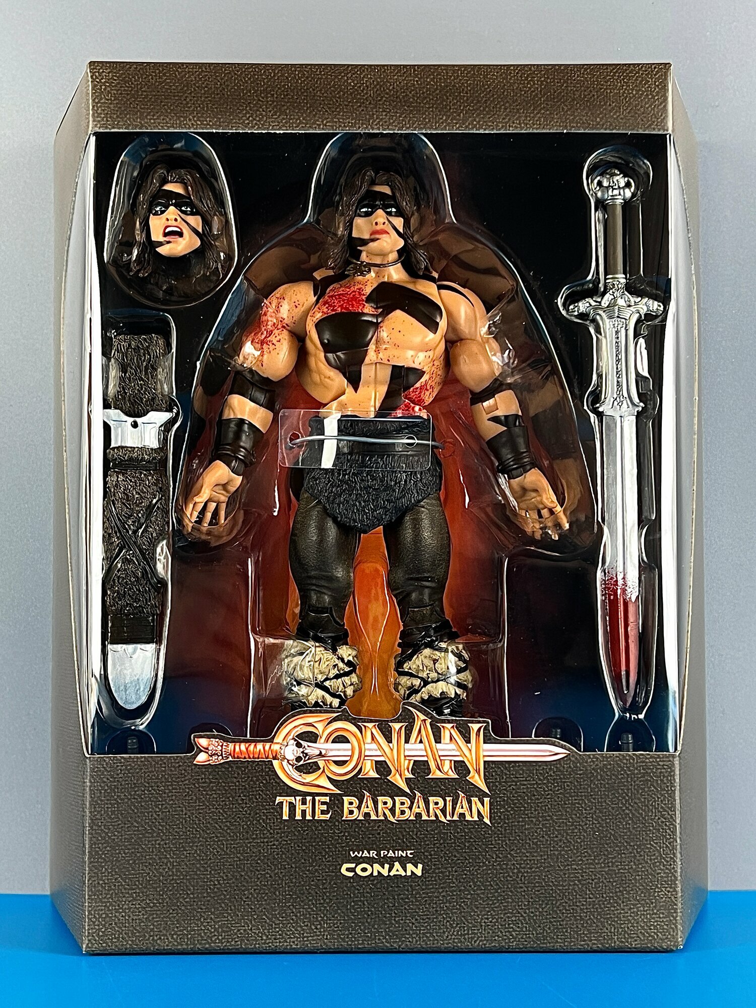 Фигурка Conan The Barbarian, War Paint / Super7, Ultimates / Конан Варвар, Ультимейт, Коллекционная, 18 см.