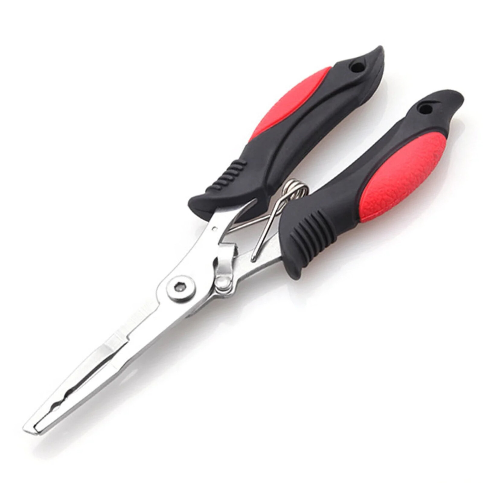 Клещи для рыбалки с острым носом, снаряжение для ледовой рыбалки, стальной извлекатель крюков, резака для плетеных лески, ржавостостойкие многофункциональные инструменты для рыбалки, материал: нержавеющая сталь+ABS, цвет: как на изображении, вес