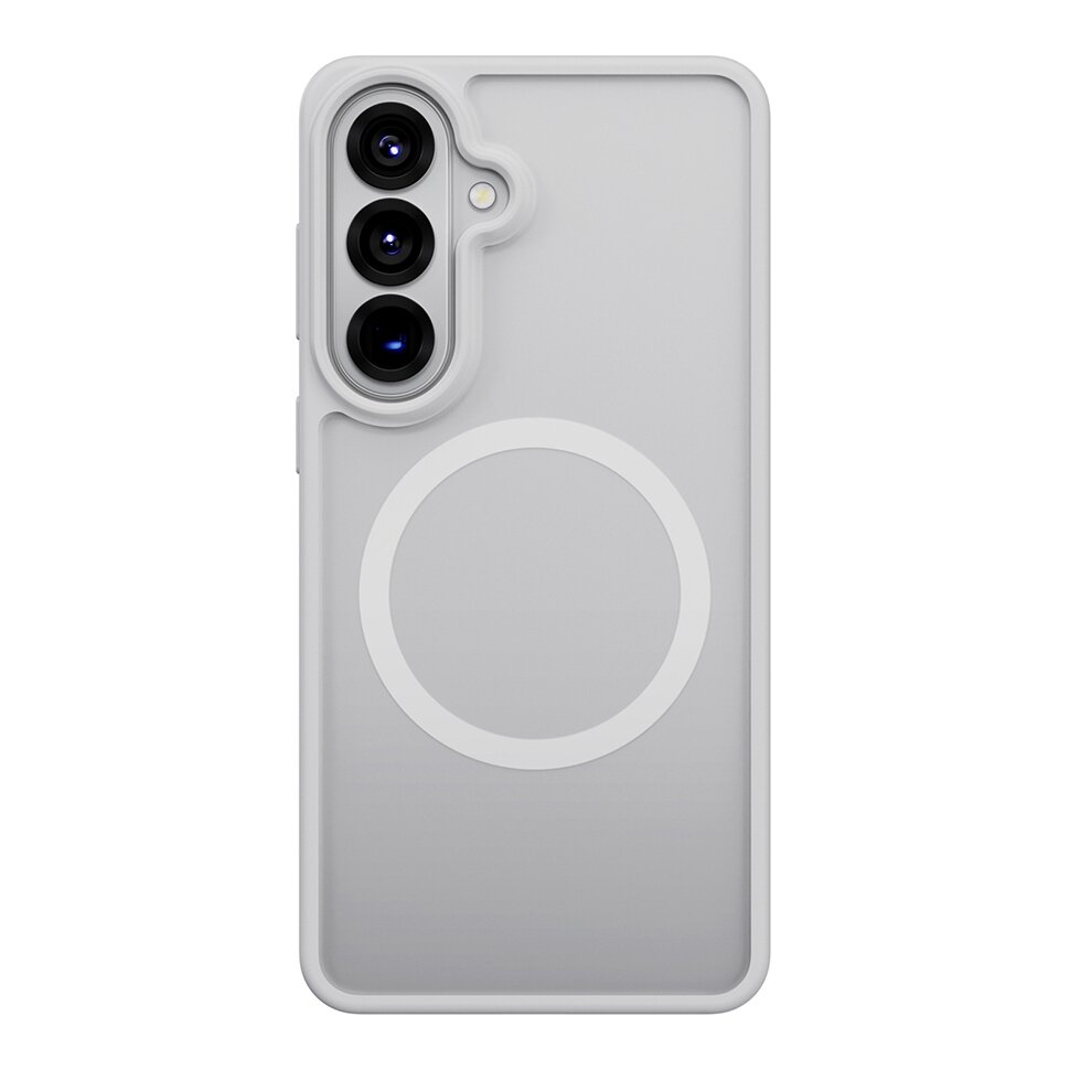 Uniq чехол с MagSafe для Galaxy S26+, Veren с усиленной защитой, Chalk Frost