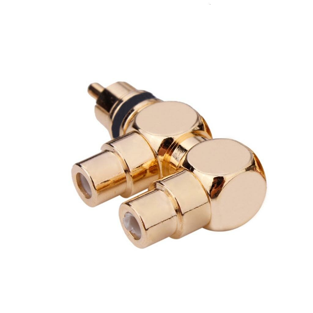 Разветвитель 1×2 RCA, Тип F Черный