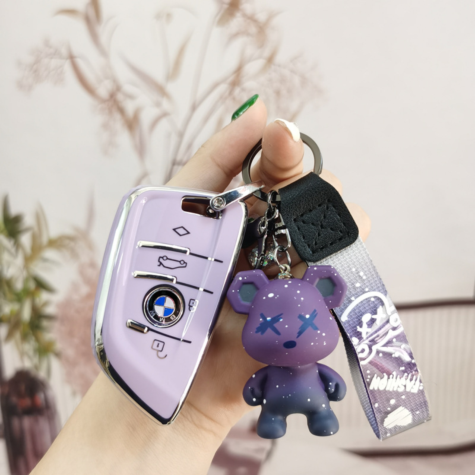 Защитный чехол MyPads M-236867 для смарт ключа BMW с мультяшным дизайном, силиконовый, ультралегкий