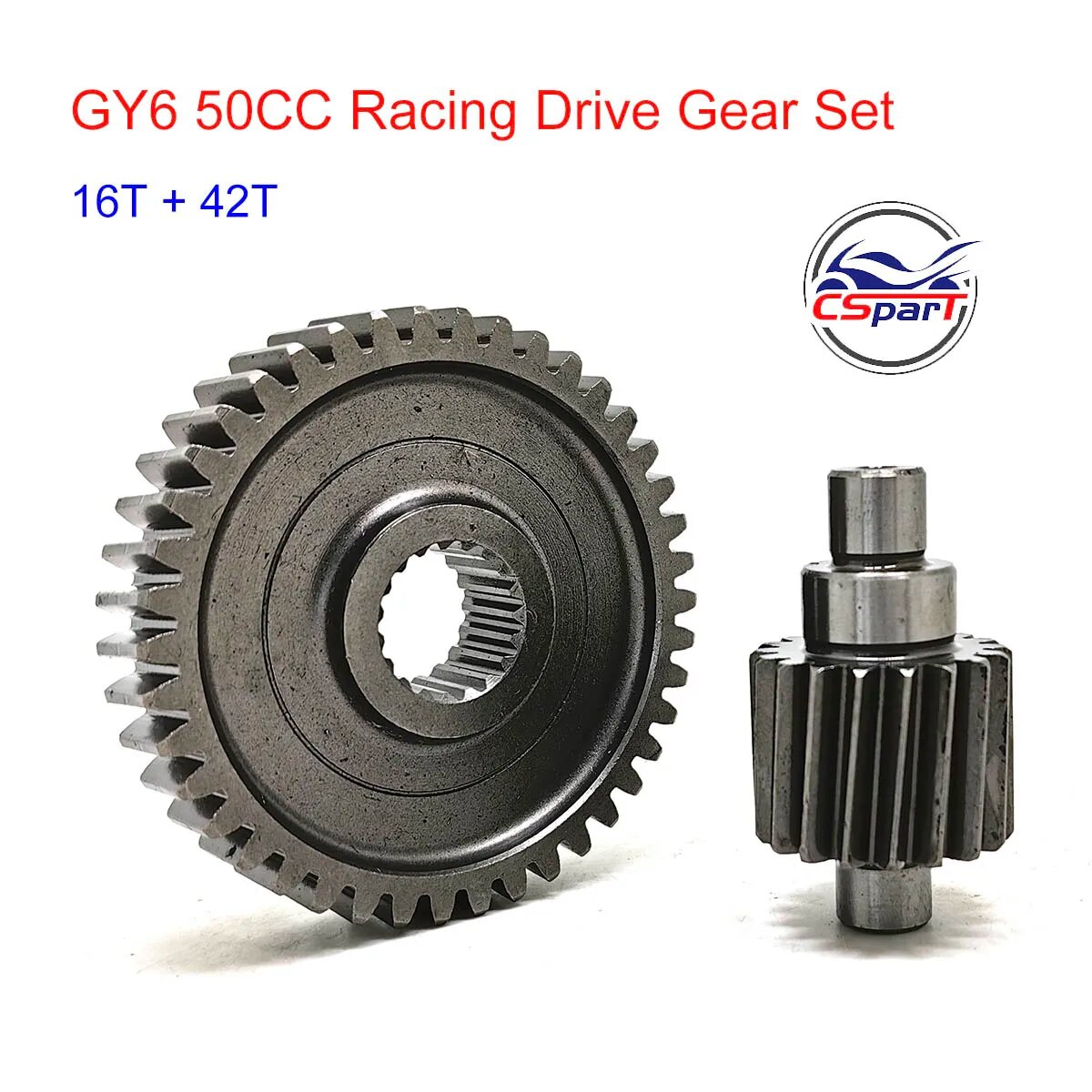 Комплект передач гоночного накопителя GY6 50cc 60CC 80CC 16T 17T 18T 139QMB 1P39QMB Скутер 16T 42T