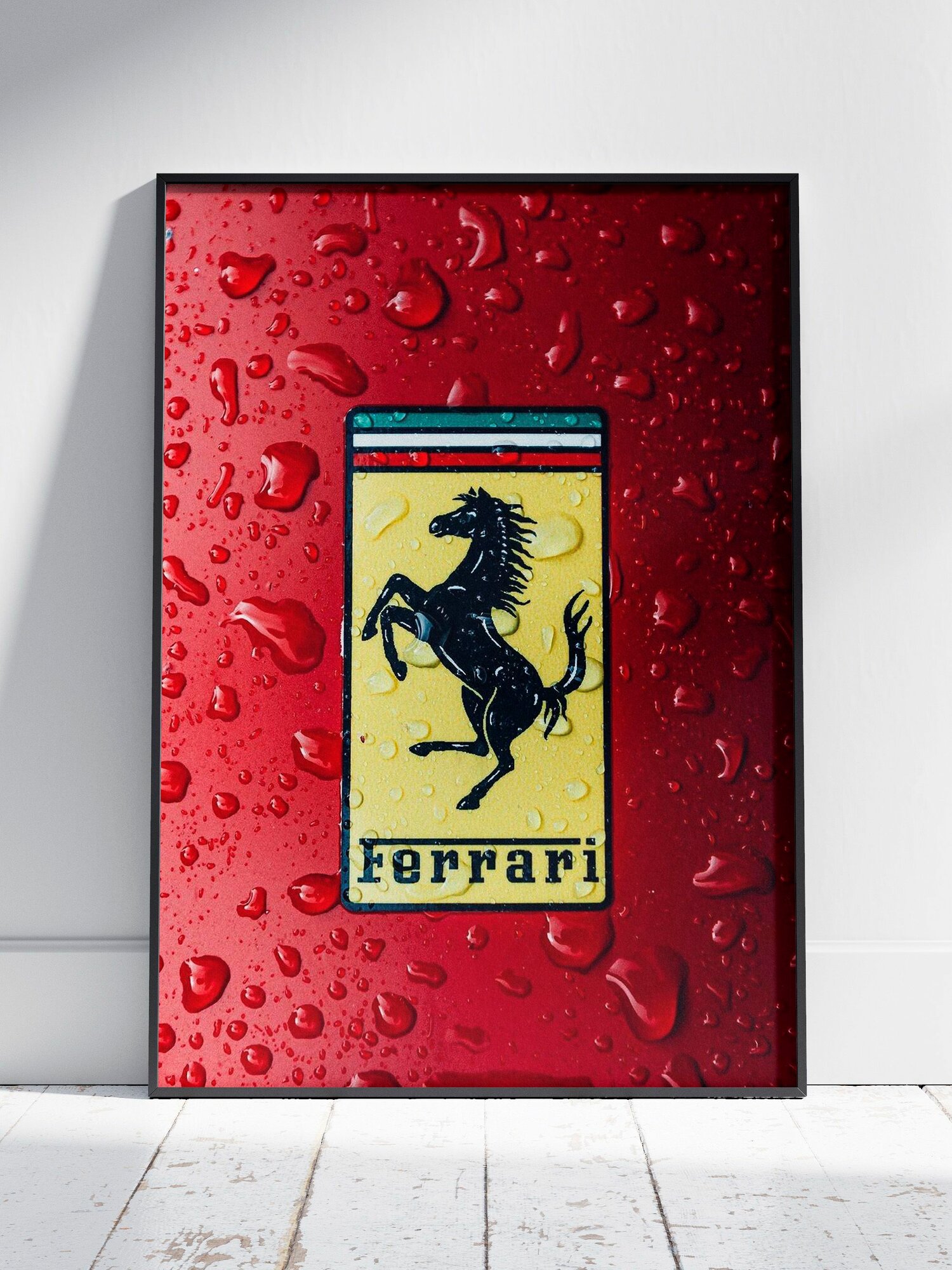 Плакат на стену для интерьера Марки Машин (Феррари - Ferrari 10) - Постер по автопроизводителям формата A4 (21x30 см)