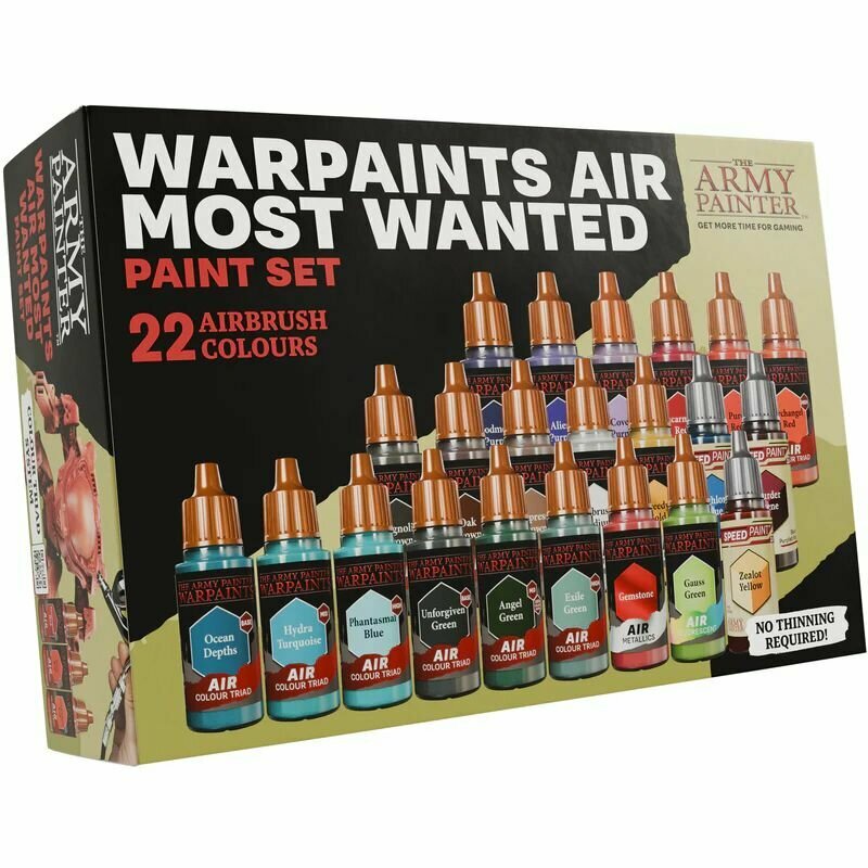 Набор акриловых красок для аэрографа Army Painter - Warpaints Air Most Wanted Set