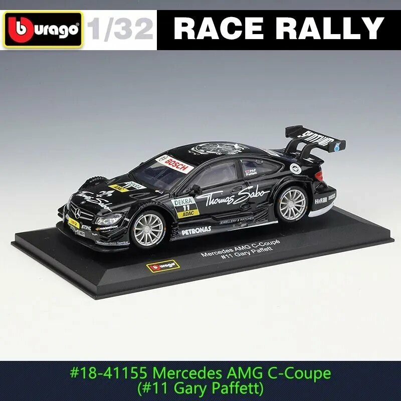 BBurago 1:32 Модель Раллийного Автомобиля Mercedes AMG Audi DTM Citron Mini DS WRC