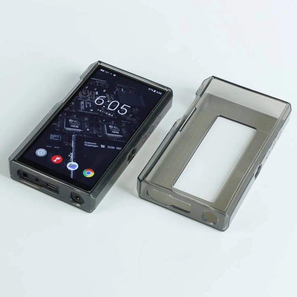 Защитный чехол Running Camel Clear black для FiiO M11 Plus LTD