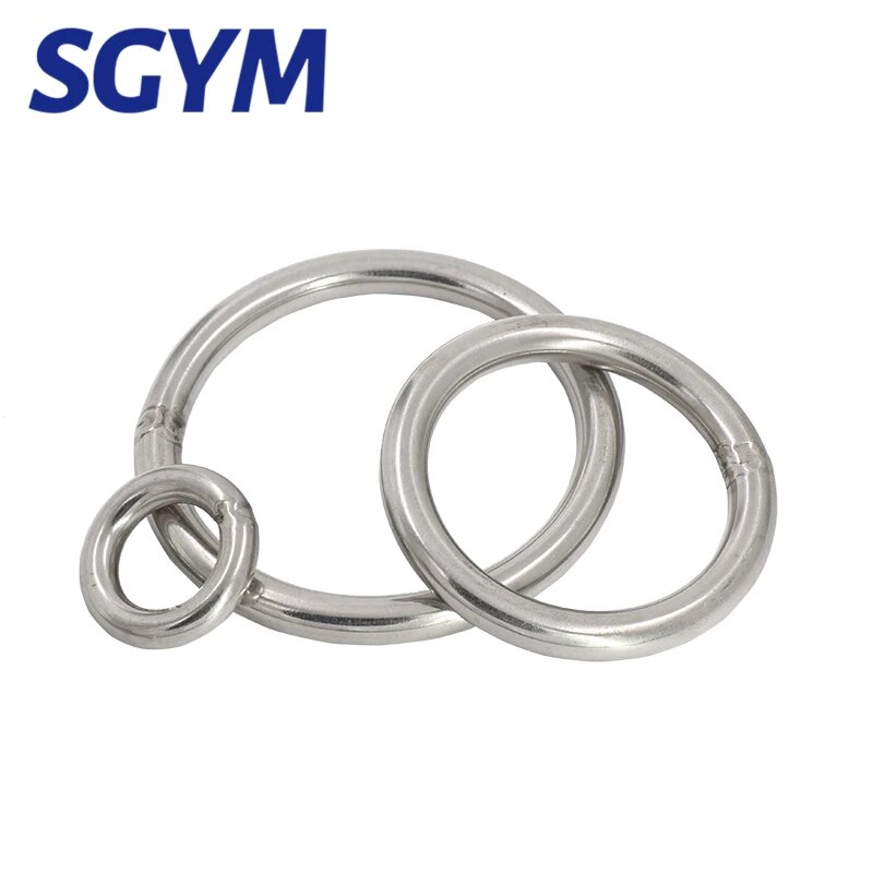 Сварные круглые кольца из нержавеющей стали SGYM 20-130 мм 4X30(5pcs)