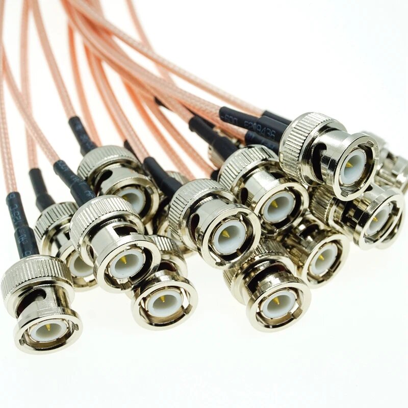 Коаксиальный кабель RG316 BNC-BNC 50см, 5шт