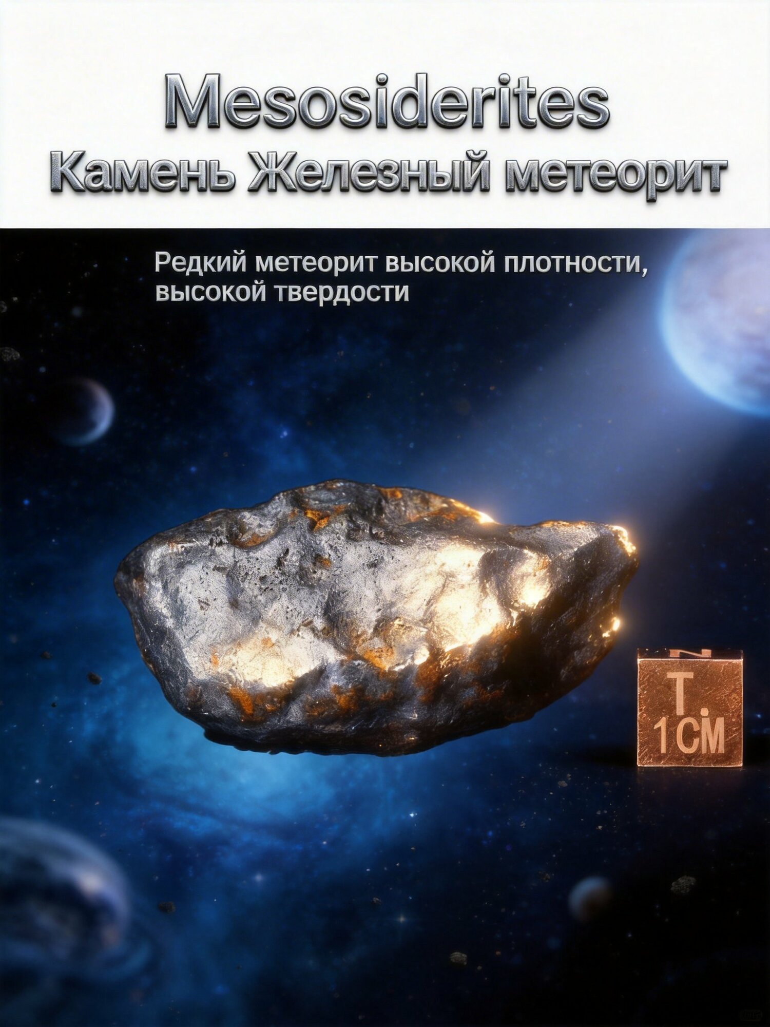 Природный метеорит 100g, Синьцзянский Хами железный ударный камень без радиации для коллекции