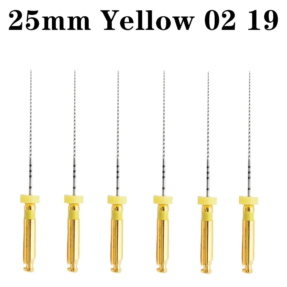 Twoendo Niti Path Файлы для корневых каналов 25mm Yellow 02 19