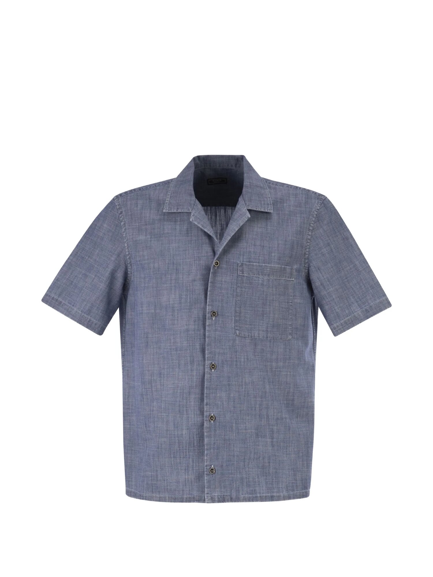 Рубашка Chambray-effect short-sleeves shirt
