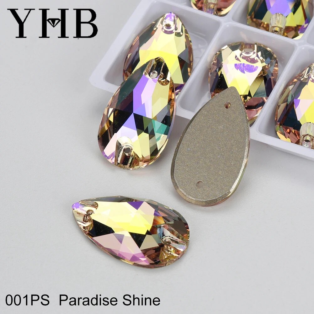 Стразы YHB Paradise Shine, 10.5-18 мм, 24шт