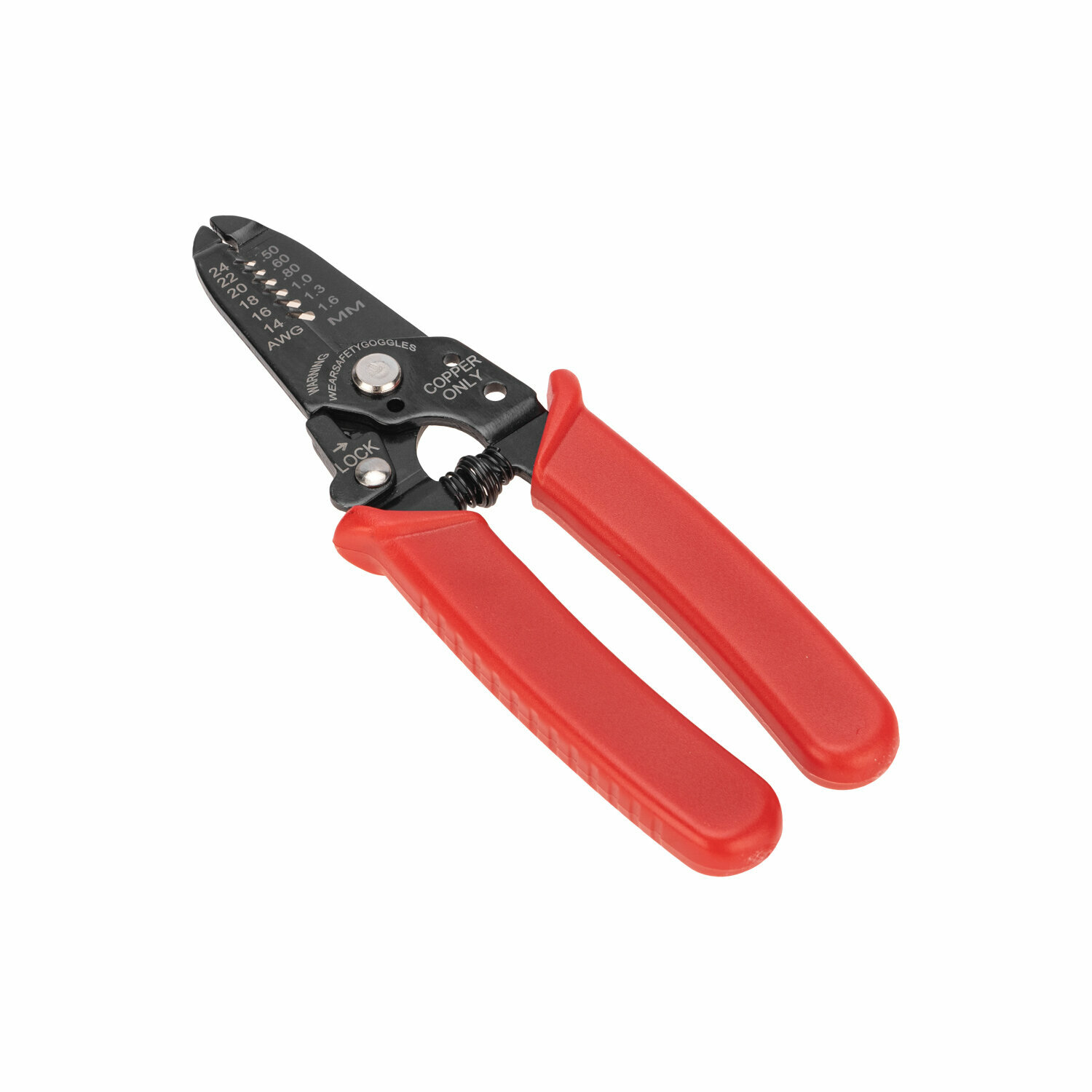 Инструмент для зачистки кабеля 0.4 - 1.3 мм 2 HT-5022, красный, REXANT