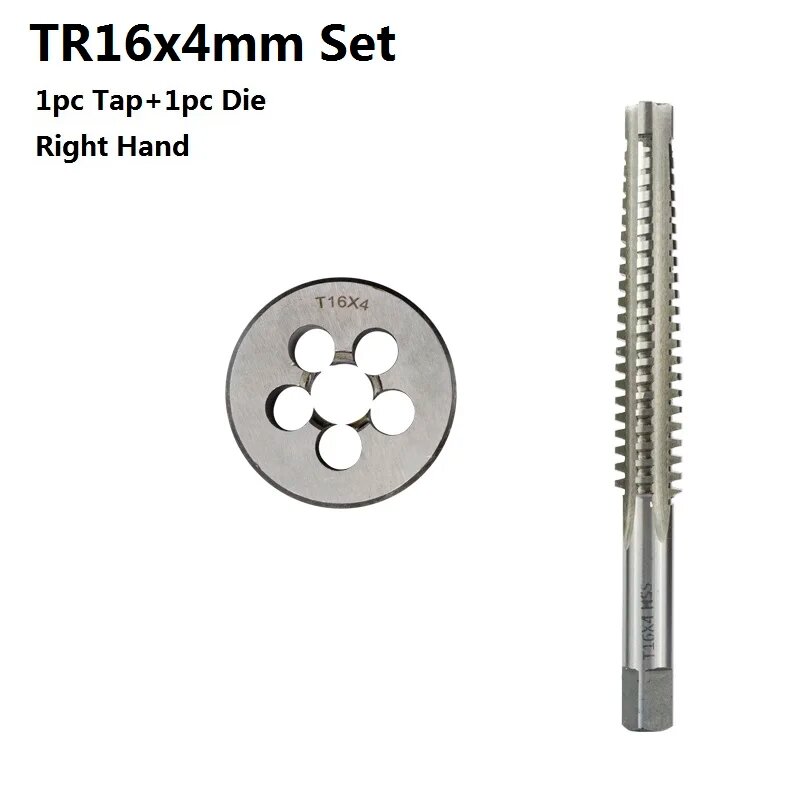 Набор метчик и плашка TR16x4 Right Hand
