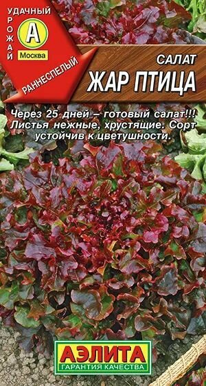 Салат Жар птица листовой (0,5 г) 2 пакета