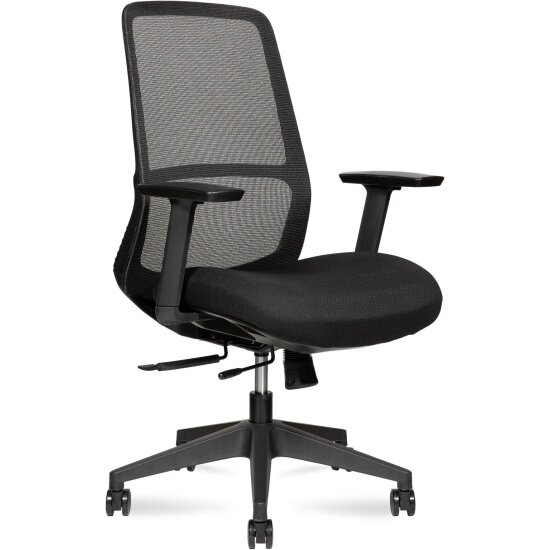 Кресло офисное Norden Некст LB блэк / Next LB black / черная ткань