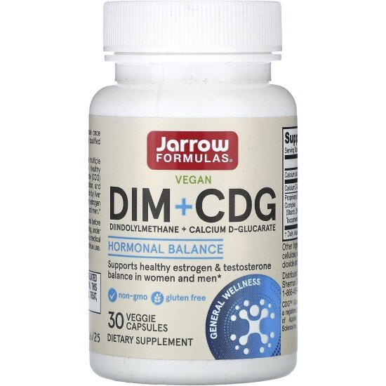 БАД Jarrow DIM + CDG 30 капс.