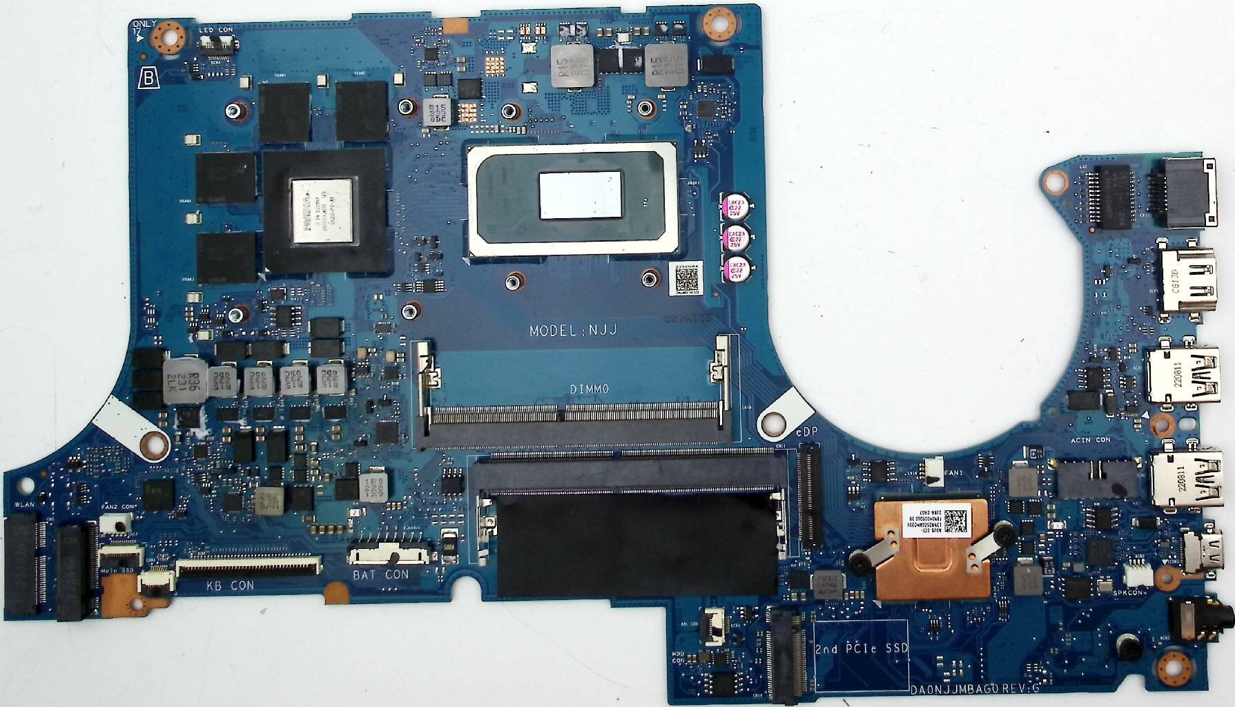 Материнская плата ASUS FX506HC донор процессора I5-11400H, донор видеочипа GN20-P0-A1 (41504)