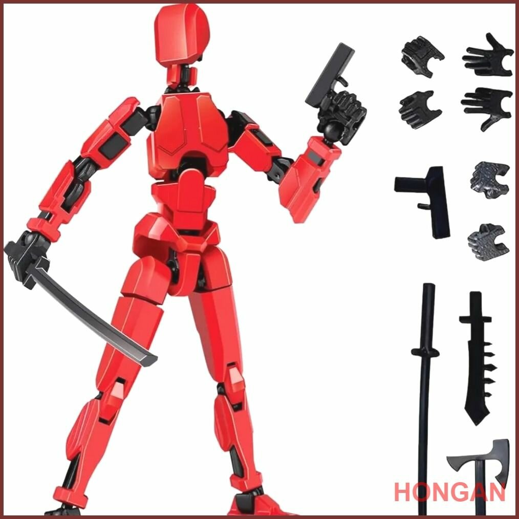 Фигурка Титан 13, Lucky Dummy 13, игрушка-робот, напечатанная на 3D-принтере
