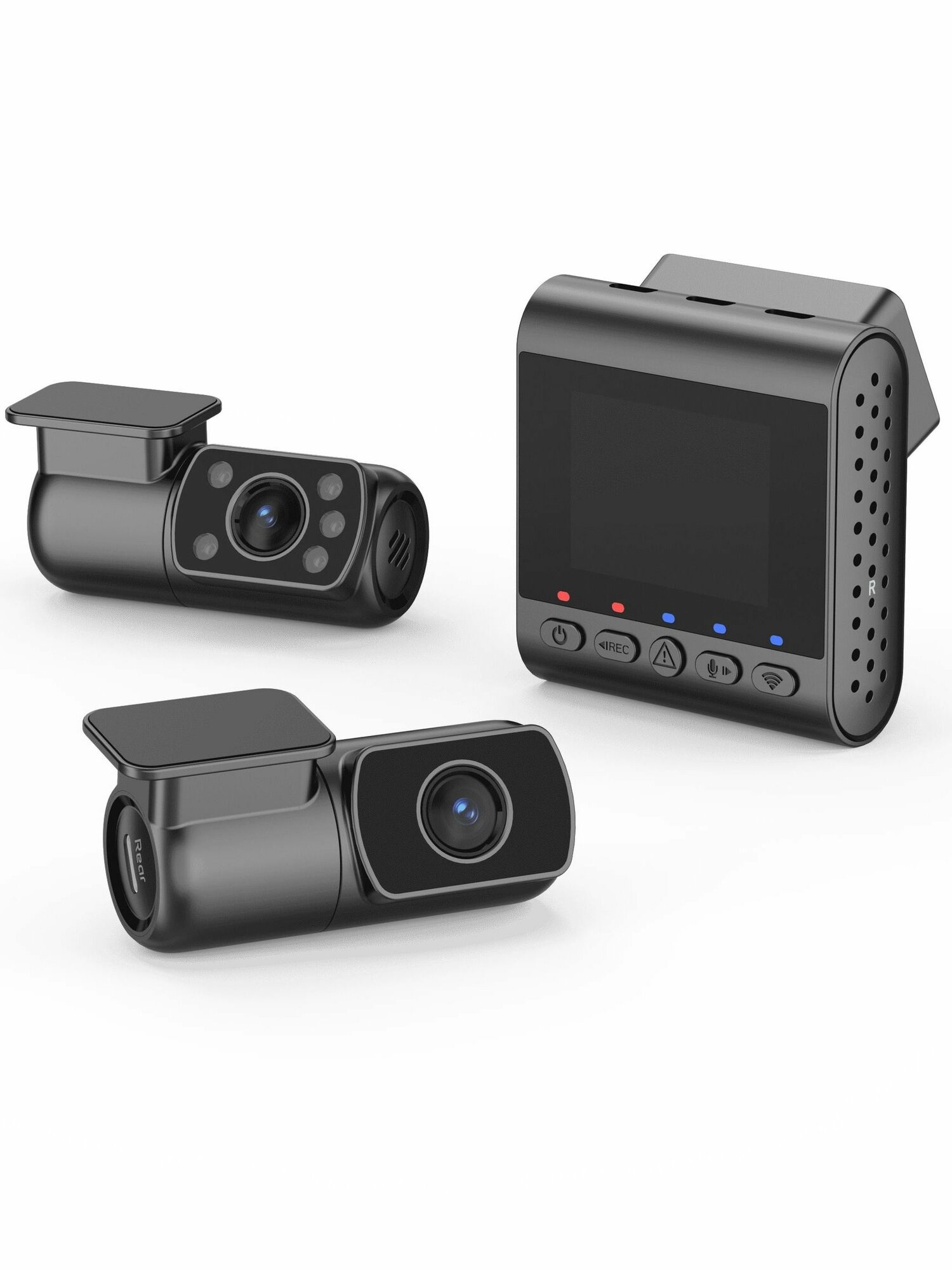 Видеорегистратор SJCAM M60S (3CH) Черный (Русская версия)