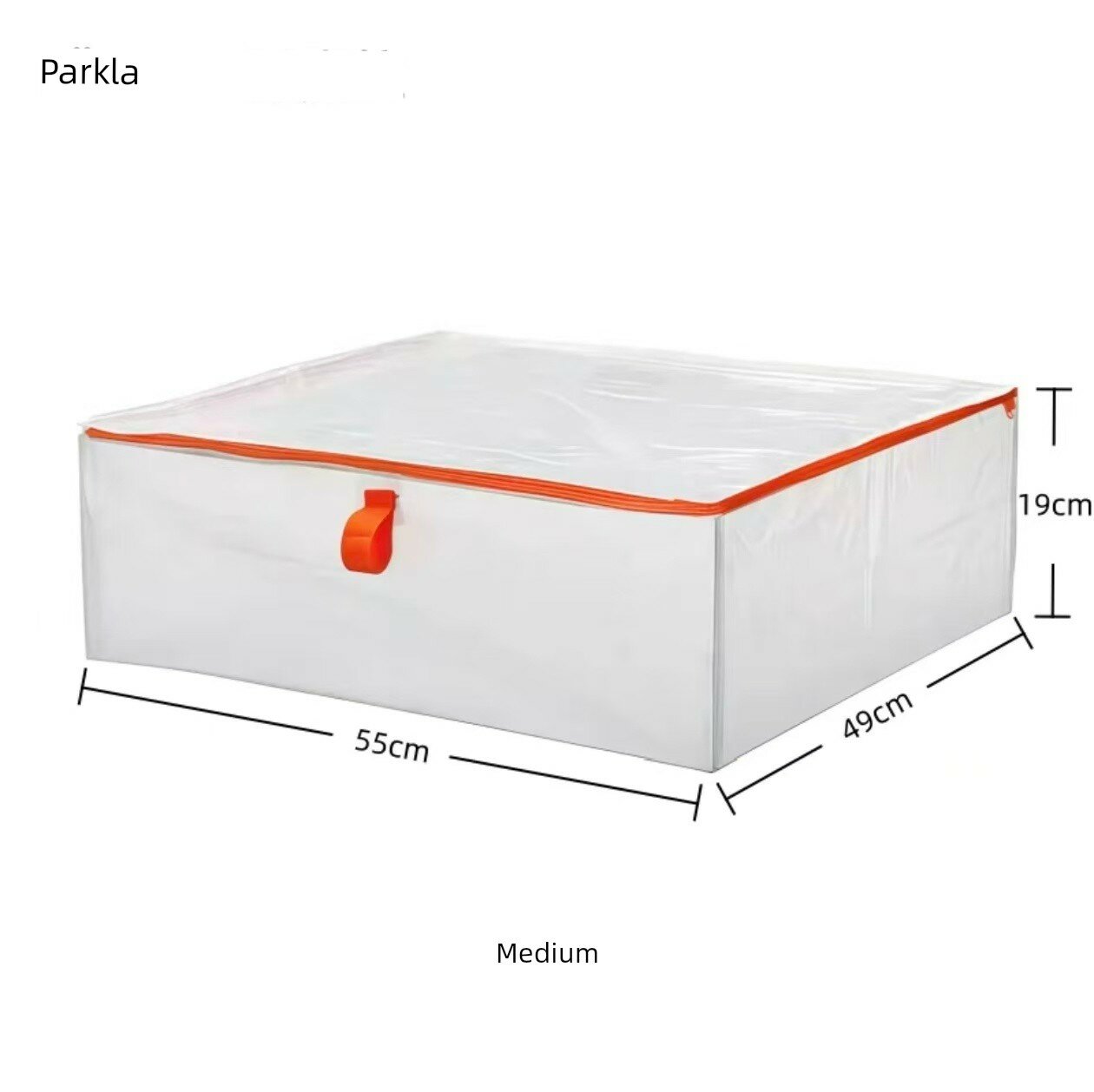 Прозрачная сумка для хранения Parker из ПВХ, органайзер для одеял, легкая водонепроницаемая сумка для хранения вещей.