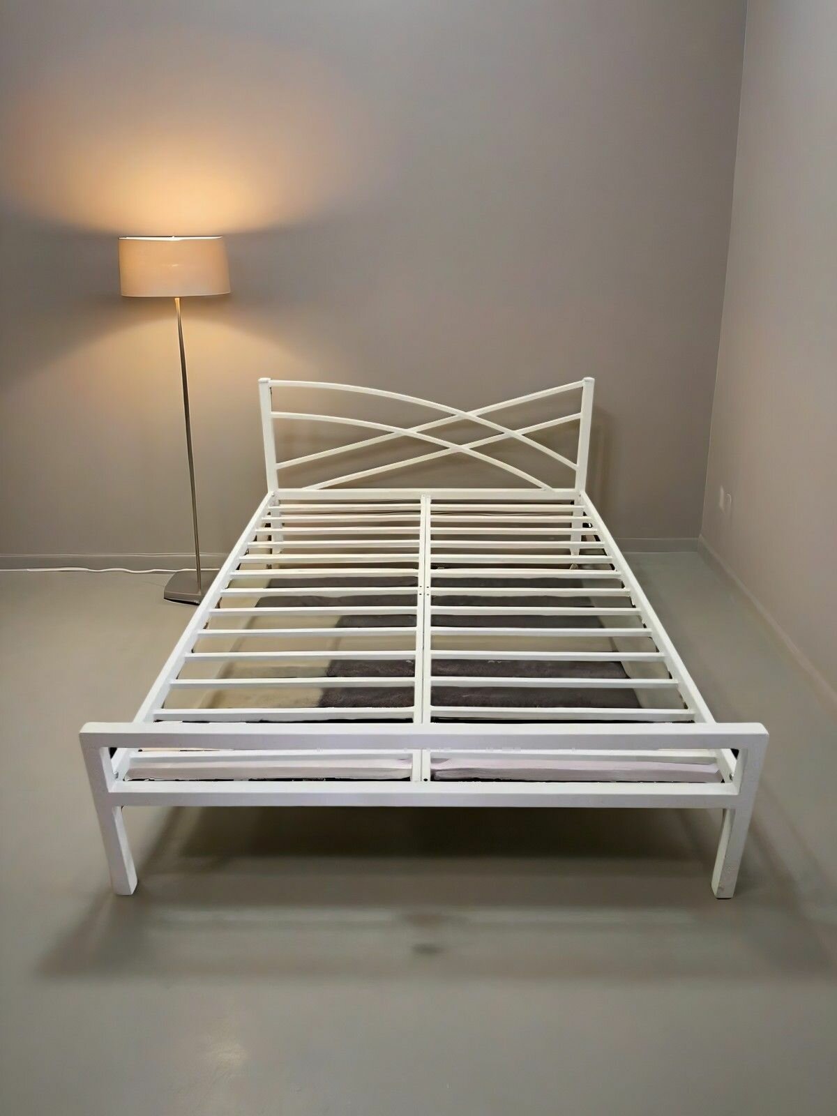 Кровать LOFT Mebel "Глория", кованая, усиленная, бортик, 200x200см