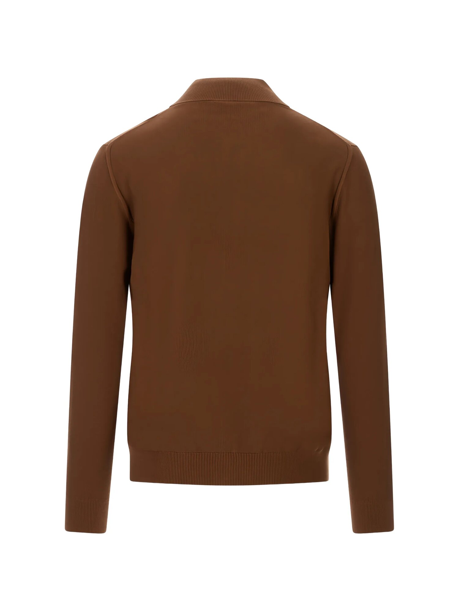 Куртка Moncler Logo-patch zip-up jacket, размер M, brown — фото 1