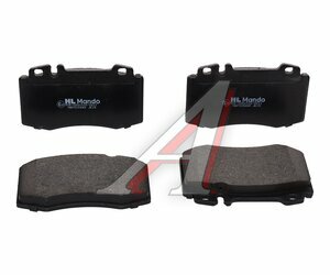 Колодки тормозные MERCEDES W163 (98-05), W220 (98-05), W129 передние (4шт.) MANDO