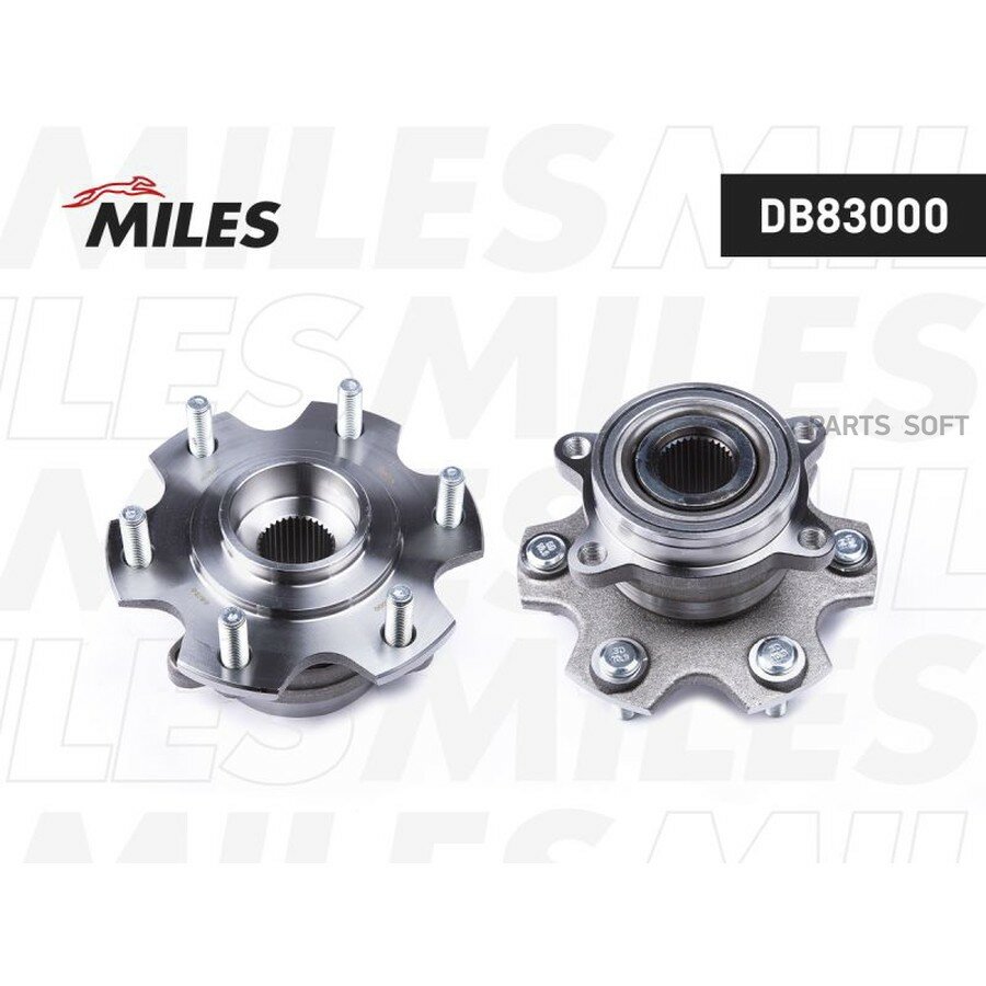 DB83000 MILES Ступица колеса с подшипником задняя MILES DB83000 | цена за 1 шт
