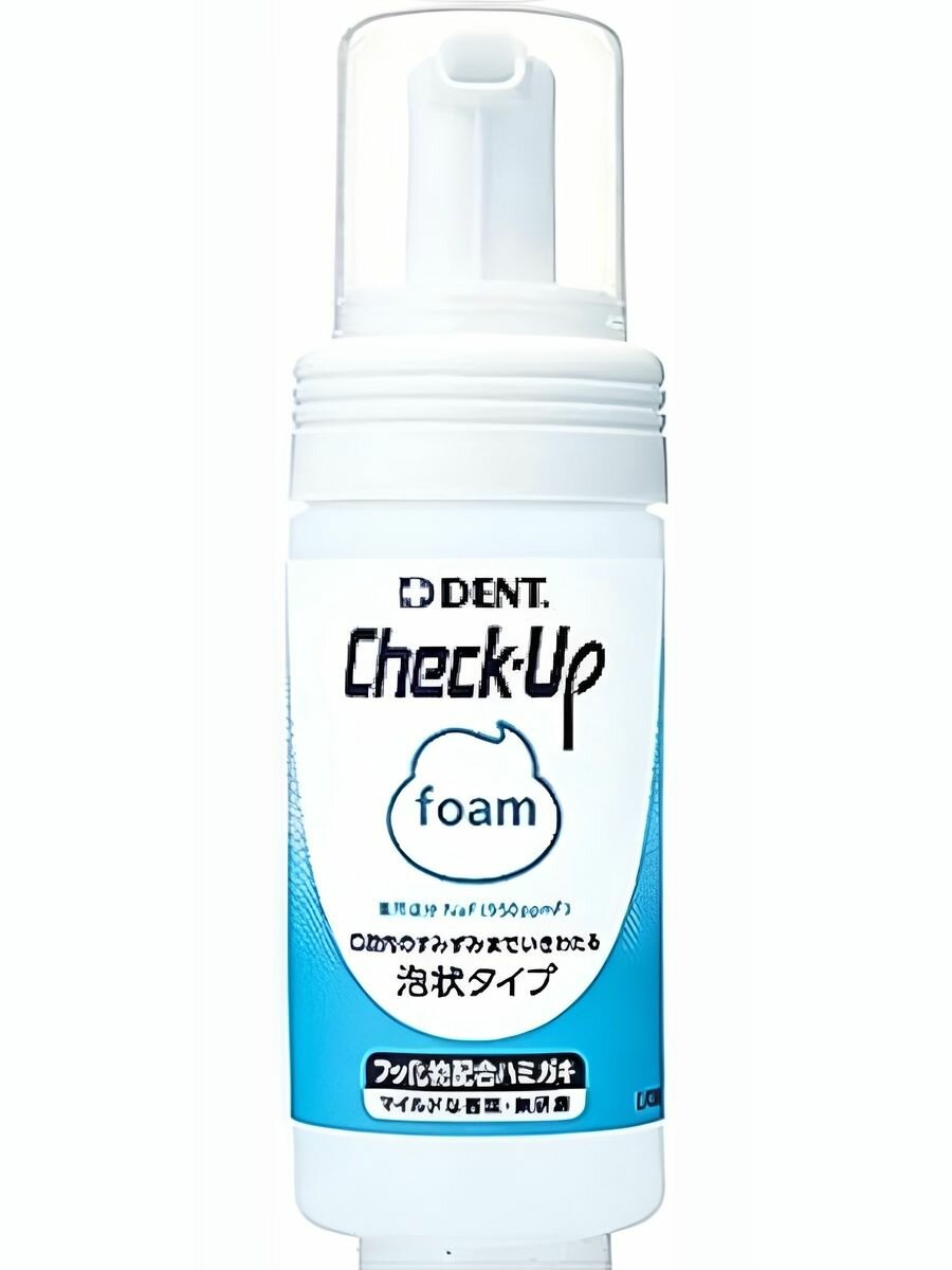 LION Пенка "Check-Up" для деликатной чистки зубов (для всей семьи / фруктовый вкус) 100 мл